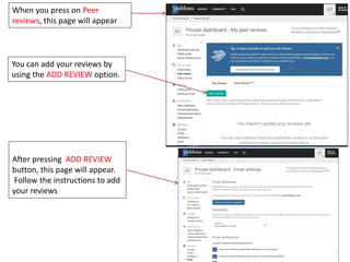 How To Create and Use Publons Account | PDF