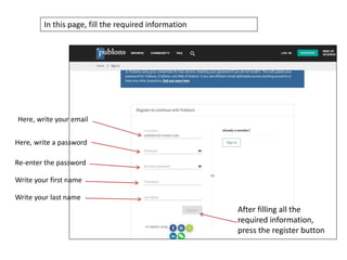 How To Create and Use Publons Account | PDF
