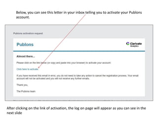 How To Create and Use Publons Account | PDF