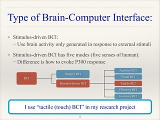 Spatial tactile brain-computer interface paradigm by applying vibration stimulus to large body ...