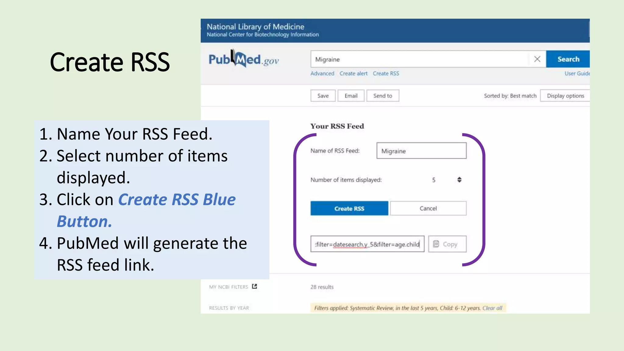 PubMed RSS Feed | PPT