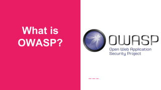 OWASP Top 10 - 2017 Top 10 web application security risks | PPTX