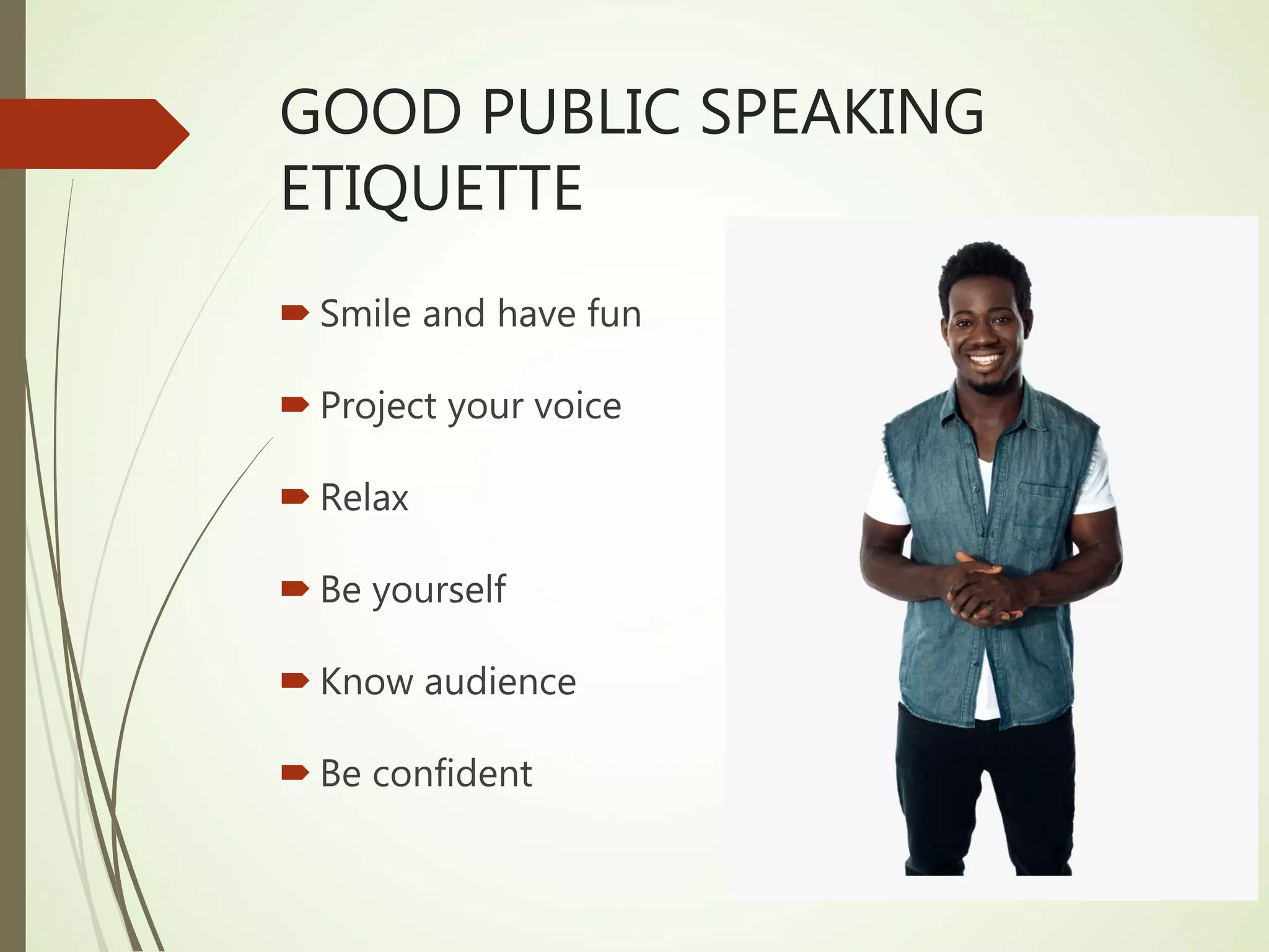 Pub Speakint Etiquette.ppt