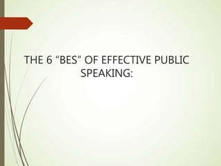 Pub Speakint Etiquette.ppt