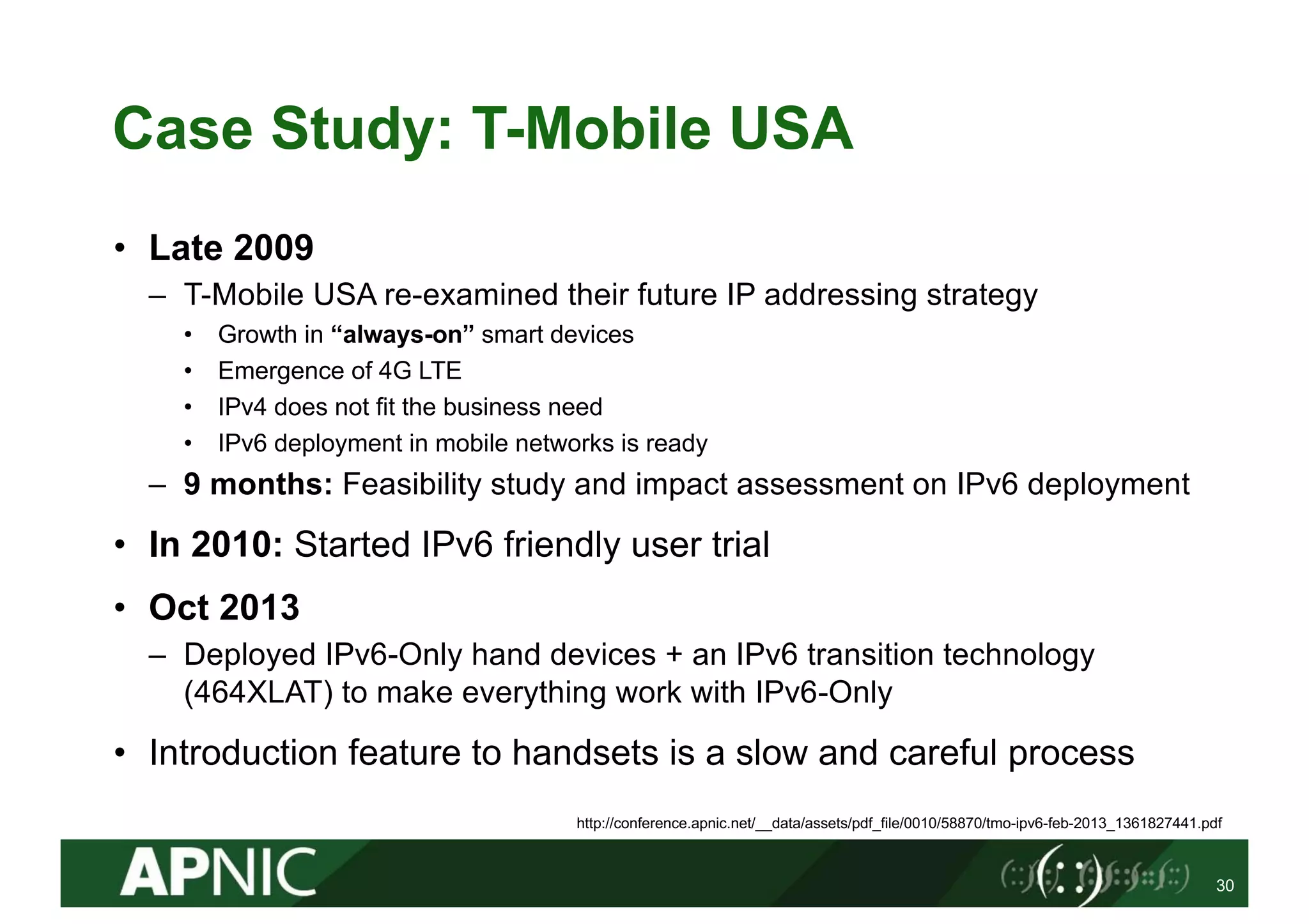 ION Islamabad - IPv6 - Delegations, Deployments and Trends | PPT