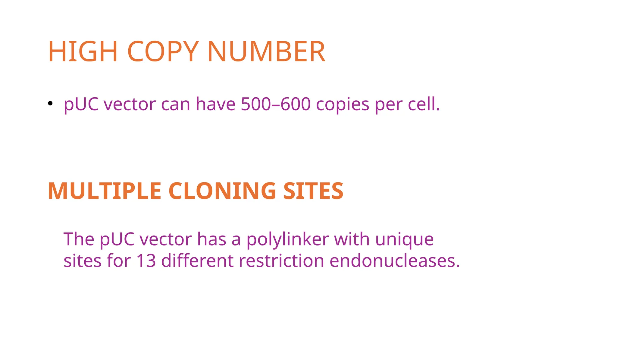 pUC 19 vector ( Microbial biotechnology)pptx | PPTX