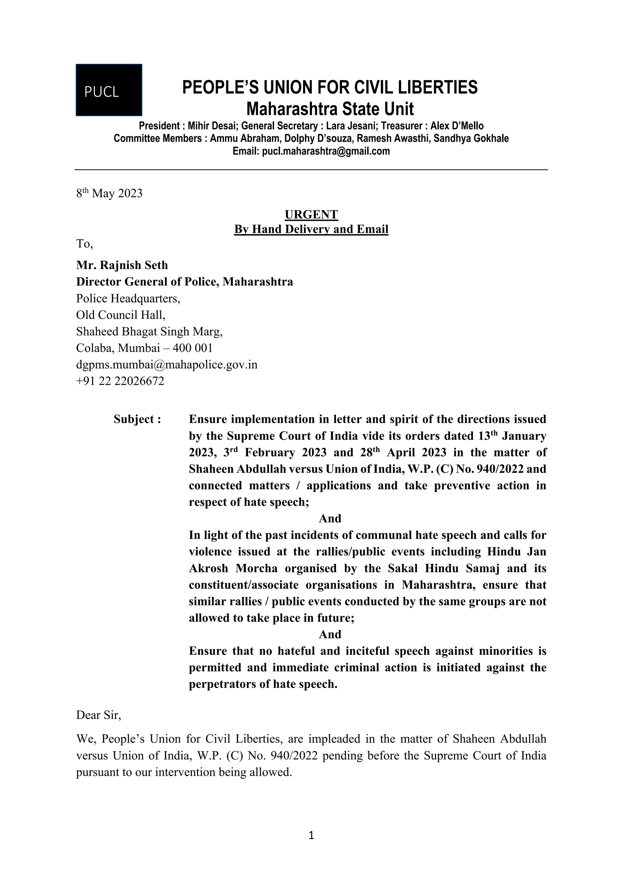 PUCL representation to dgp mah 8.5.23.pdf