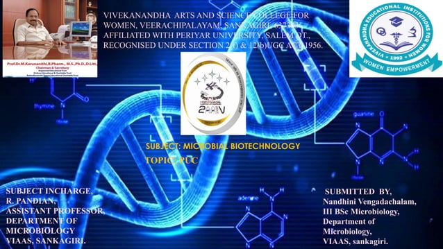pUC Vectors - pUC 8,18,19 Microbial biotechnology | PPTX | Biological ...