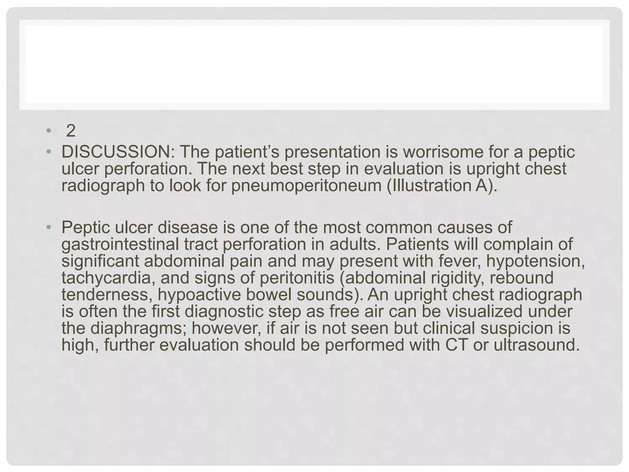 peptic ulcer disease | PPTX