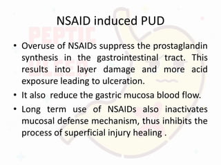 Peptic Ulcer Disease | PPT