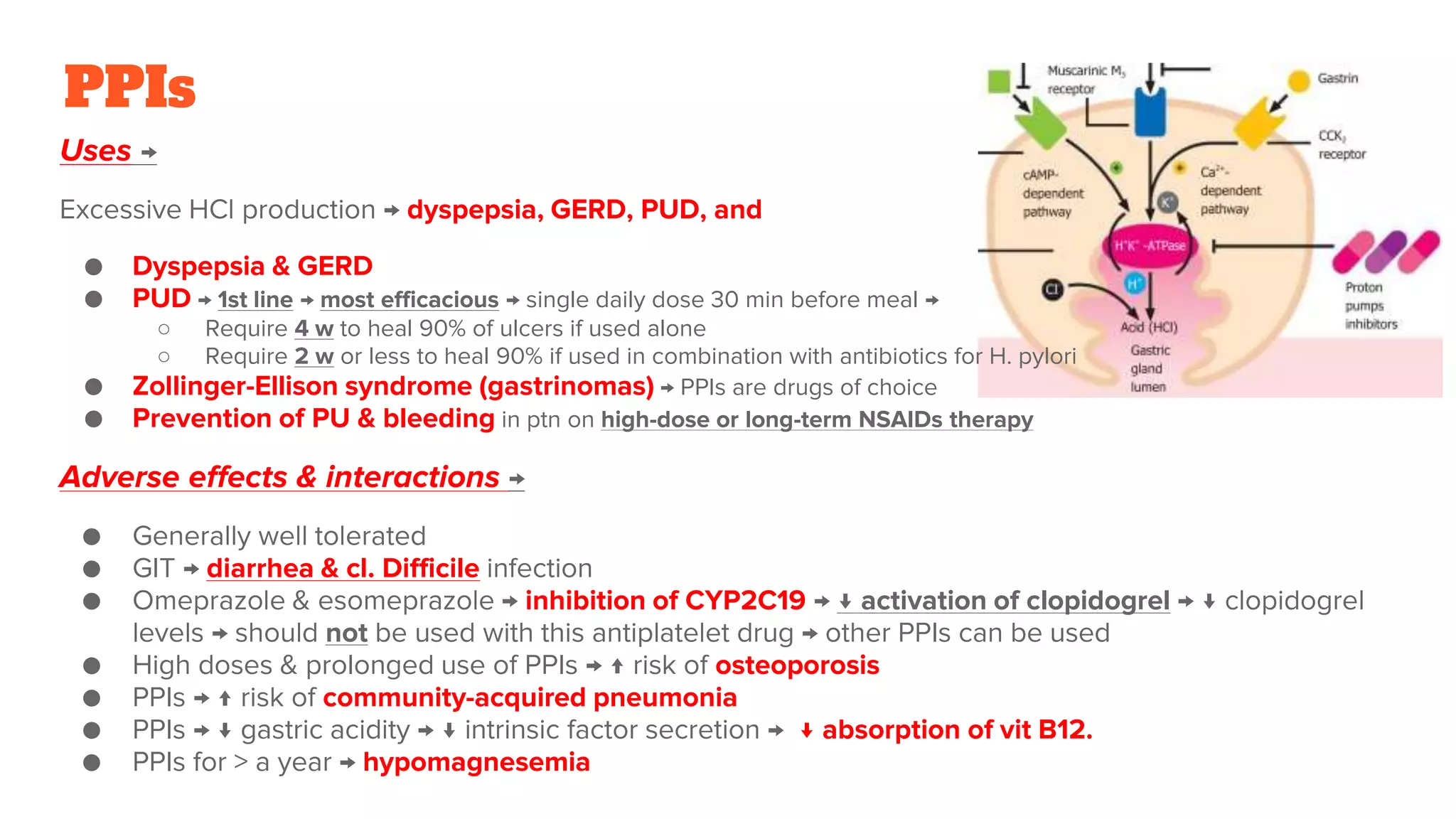 Pharmacology of anti ulcer drugs | PPTX