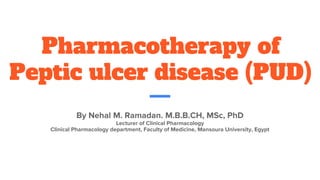 Pharmacology of anti ulcer drugs | PPTX