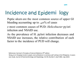 PUD.pptx peptic ulcer disease biochemistrymedicine | PPT