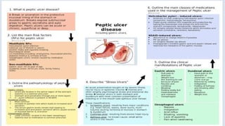 Peptic Ulcer disease (paeds medicine) Dr saad | PDF