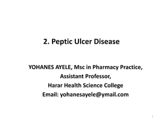 Peptic Ulcer Disease for health science students.pdf