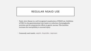 Peptic ulcer disease and the factors .pptx