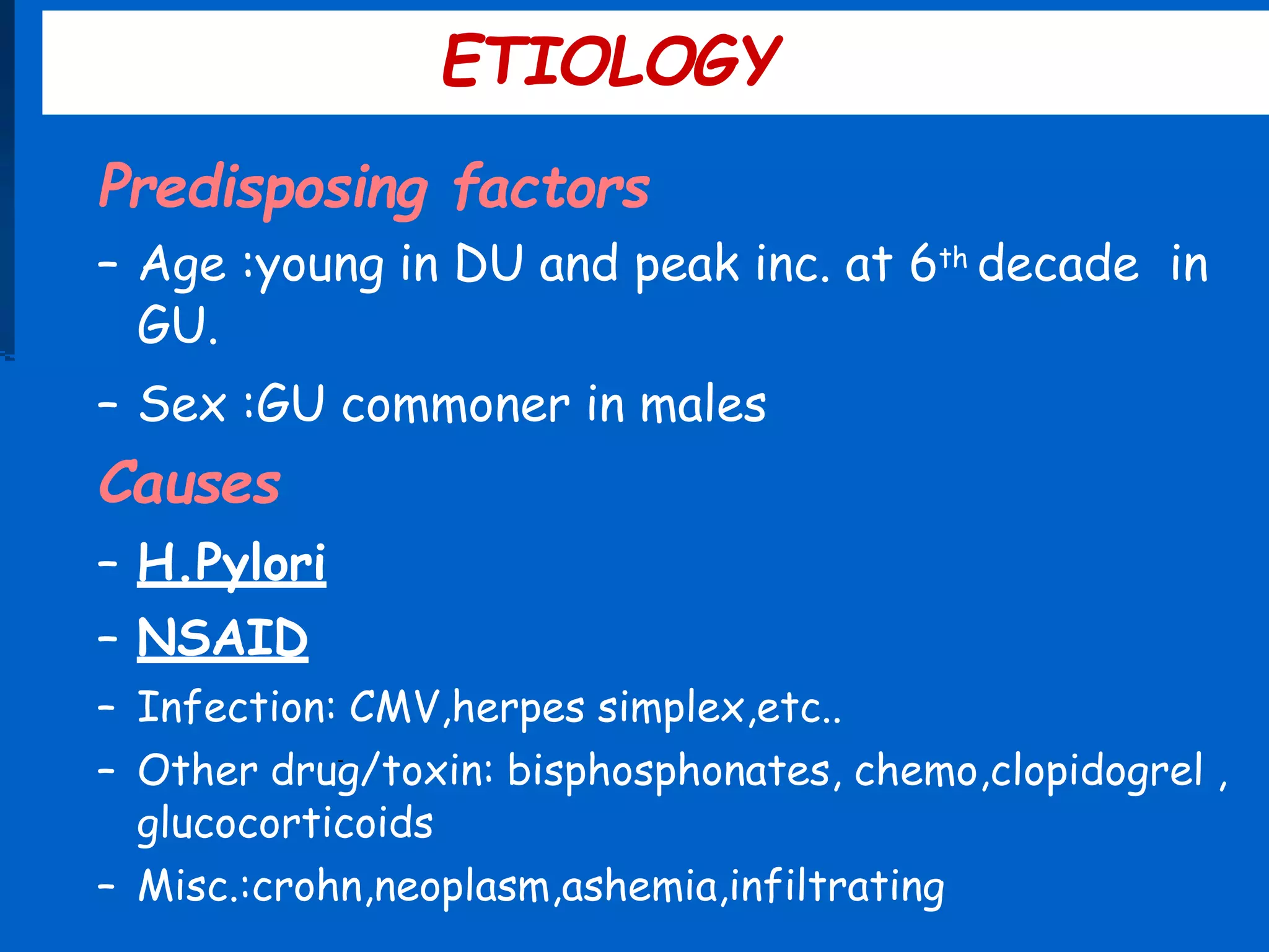 Peptic ulcer disease-child surgery | PPTX