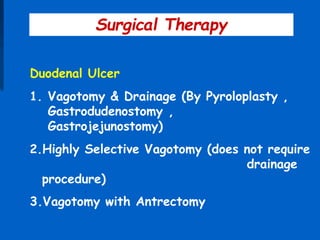 Peptic ulcer disease-child surgery | PPTX