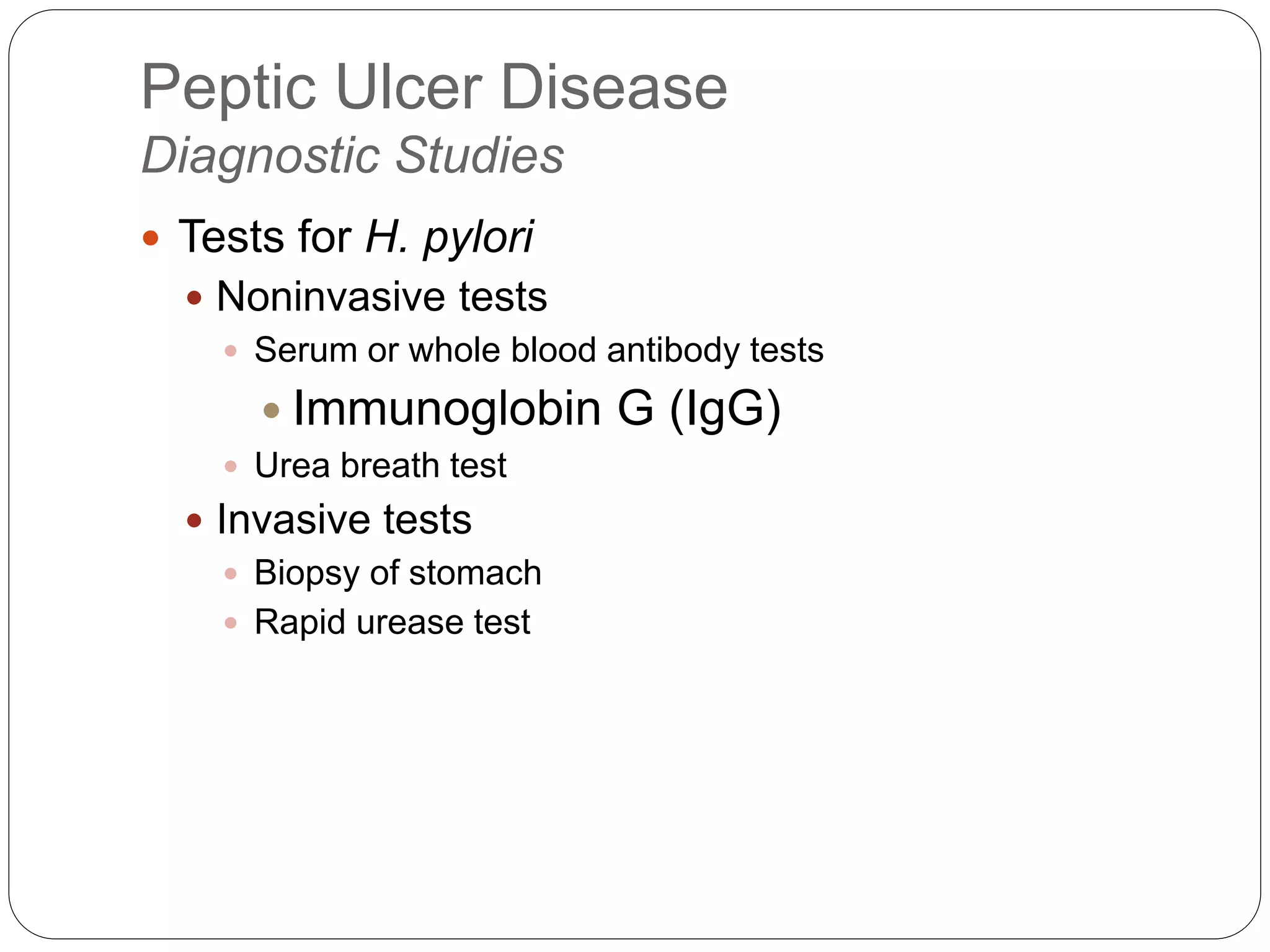 Peptic ulcer disease | PPTX