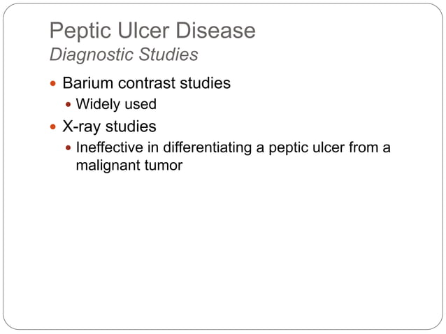 Peptic ulcer disease | PPTX