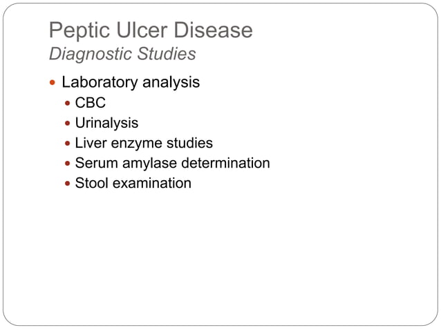 Peptic ulcer disease | PPTX