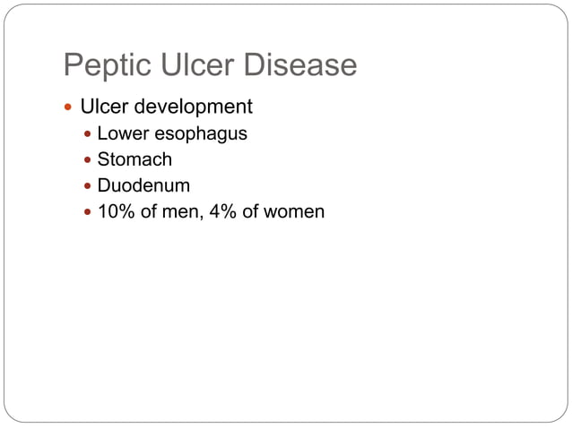 Peptic ulcer disease | PPTX