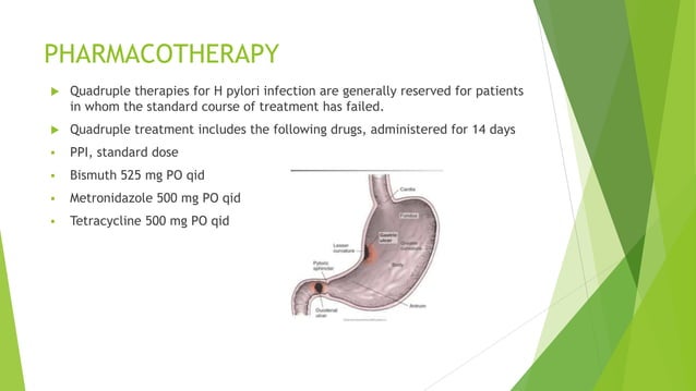 PHARMACOTHERAPY OF PEPTIC ULCER, PEPTIC ULCER disease | PPTX