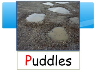 Puddles vocabulary | PPT