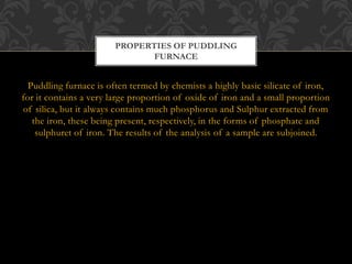 Puddling furnace | PPT