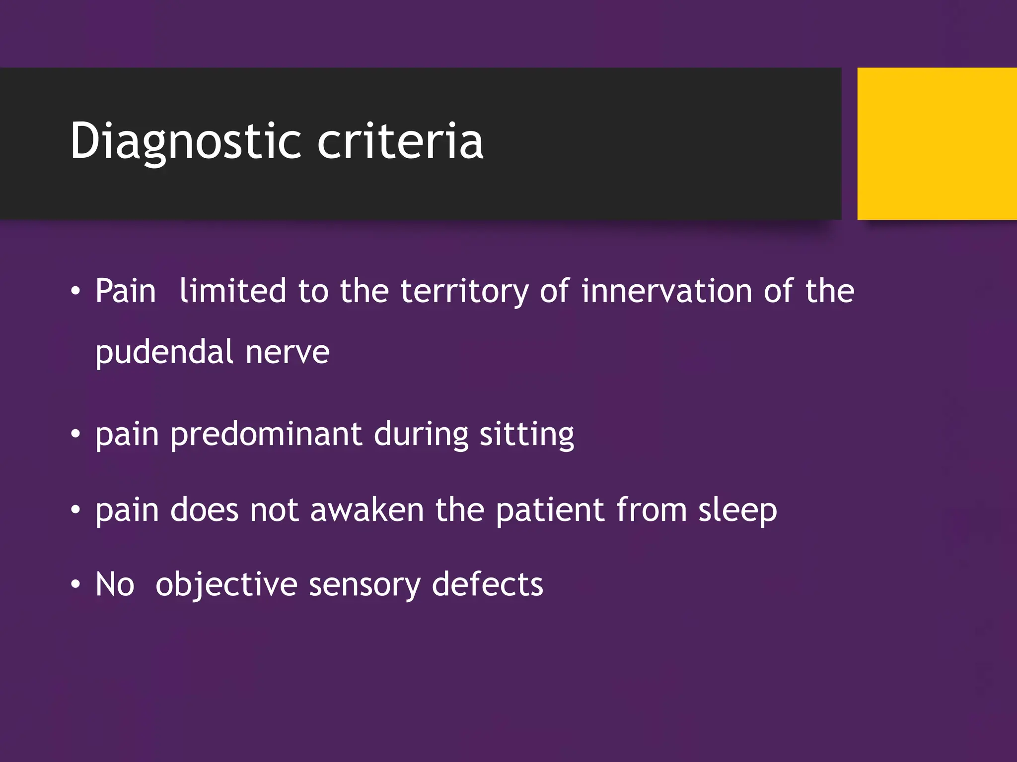 Pudendal nerve palsy - causes, symptoms & management | PPTX