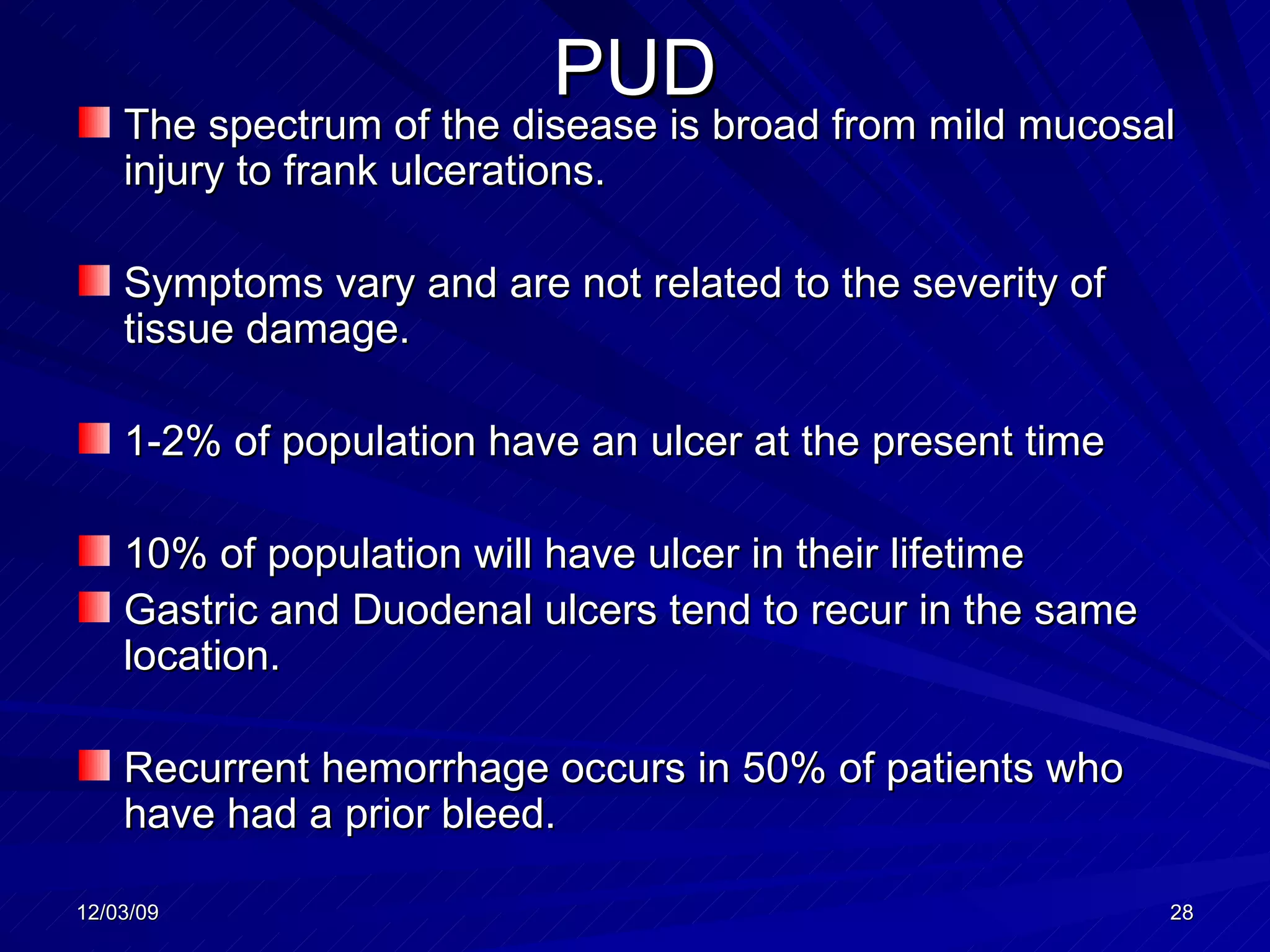 Pud Gastritis Lecture[1] | PPT