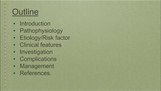 PUD-Peptic ulcer disease presentation slides | PPTX