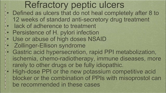 PUD-Peptic ulcer disease presentation slides | PPTX