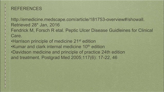 PUD-Peptic ulcer disease presentation slides | PPTX