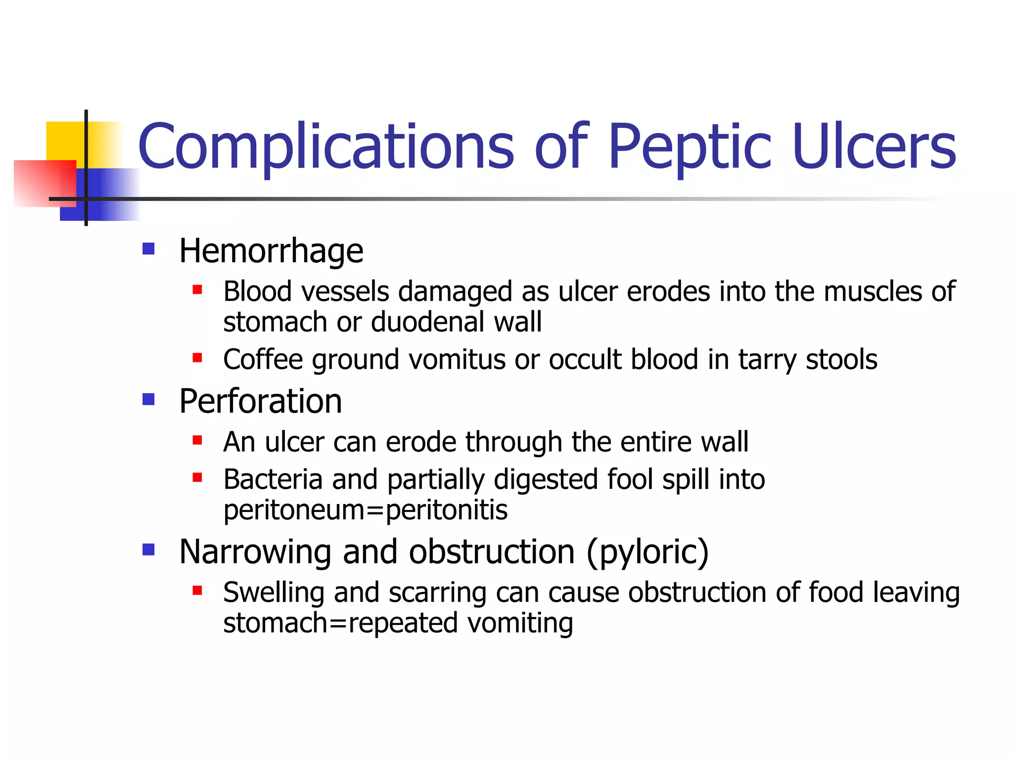 Peptic ulcer disease | PPT