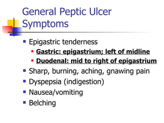 Peptic ulcer disease | PPT