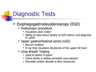 Peptic ulcer disease | PPT
