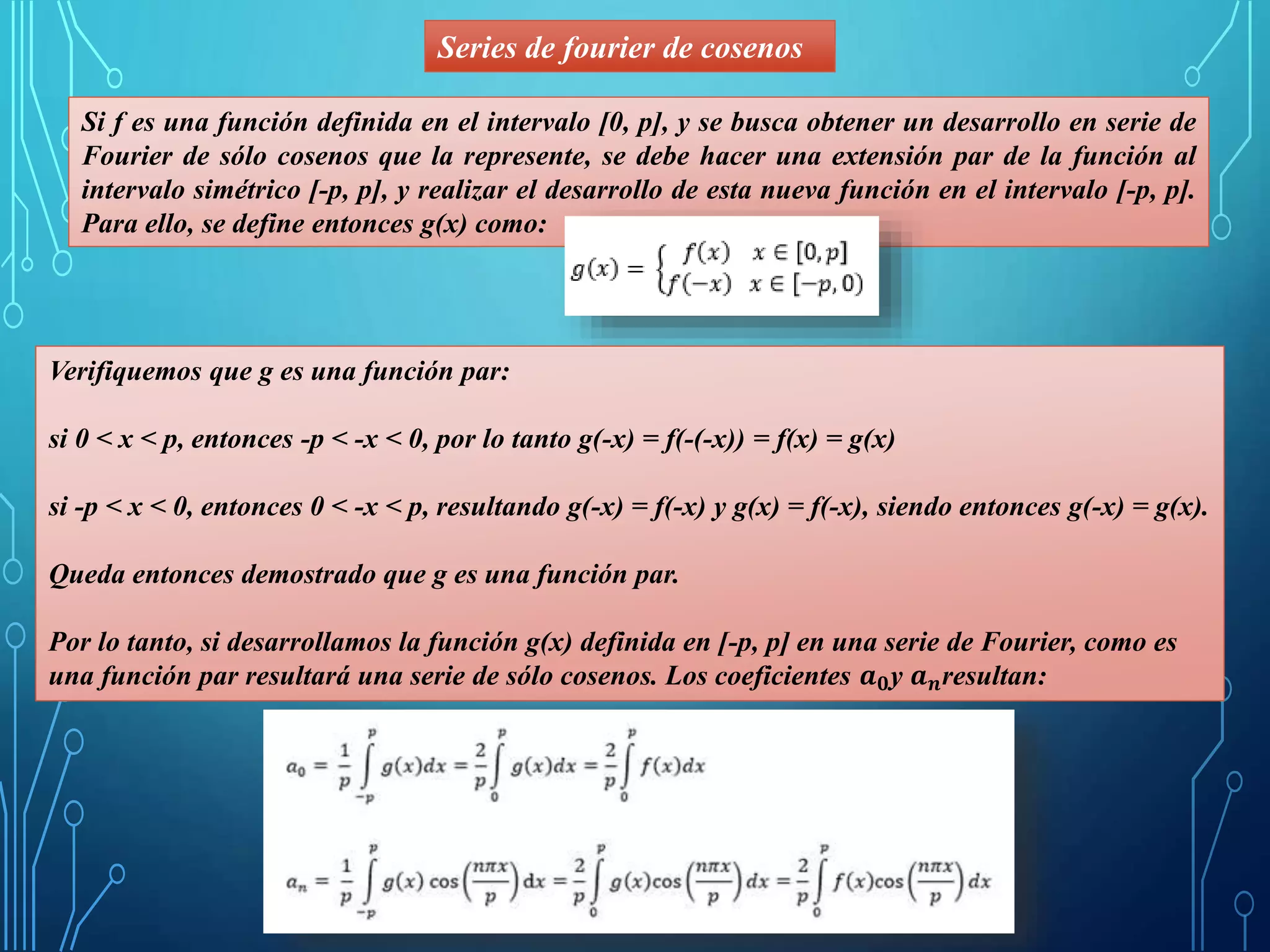 Representación en series de Fourier | PPTX