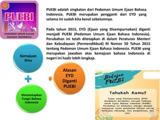 Pedoman Umum Ejaan Bahasa Indonesia | PPTX