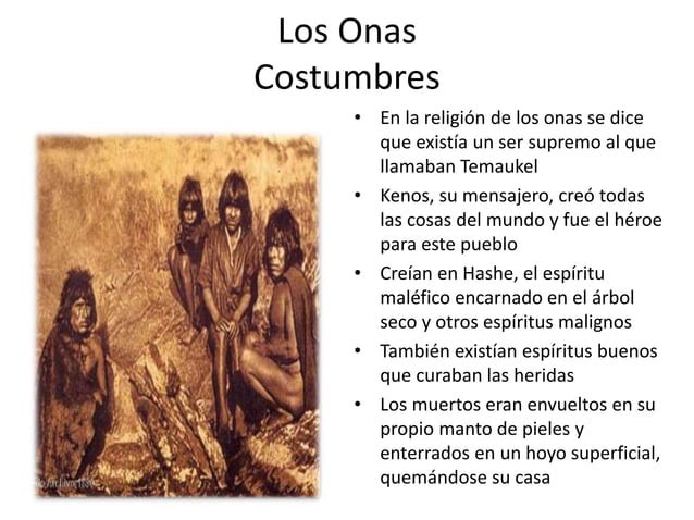 Pueblo indigena los onas