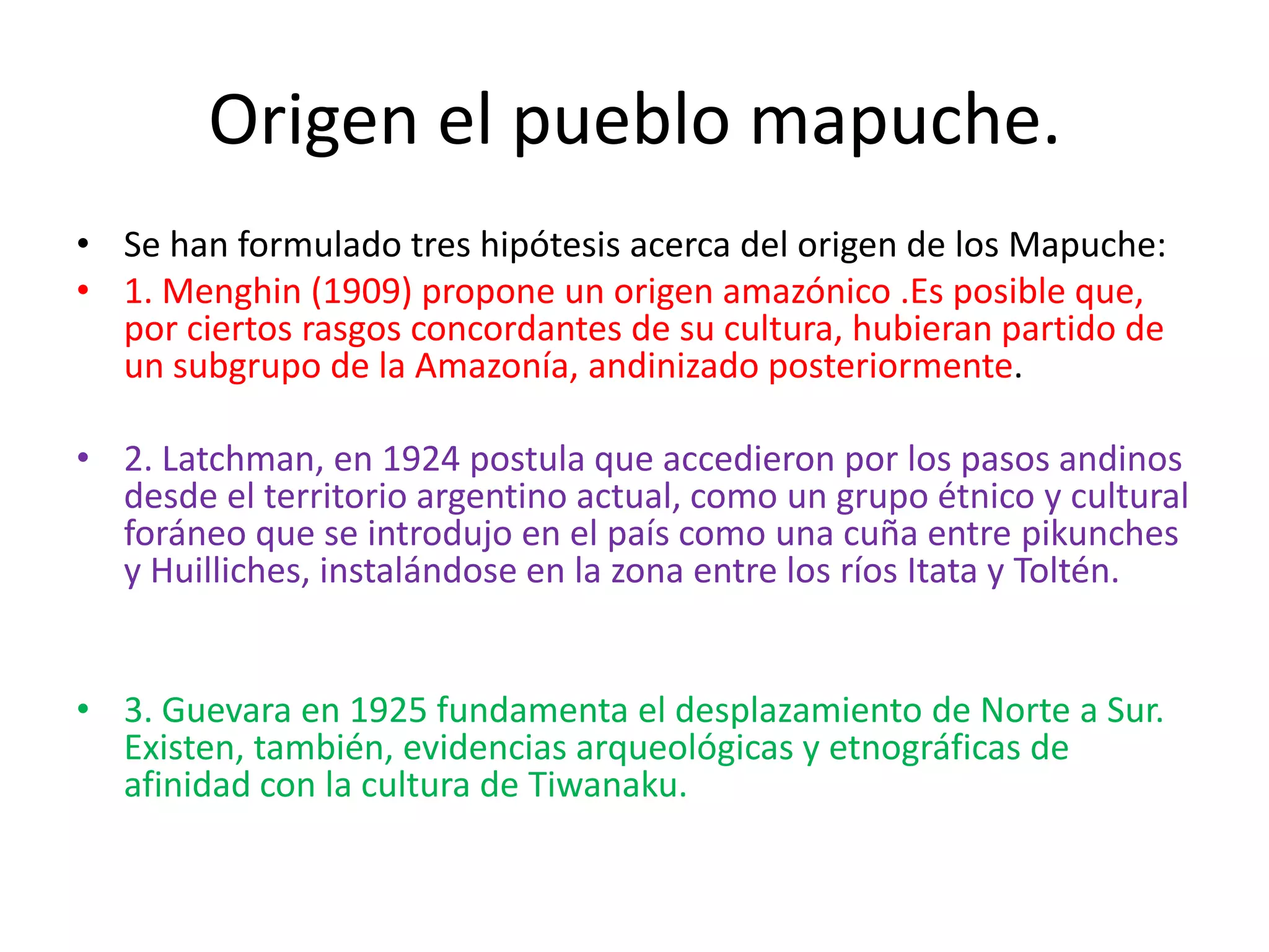 Pueblo mapuche | PPT