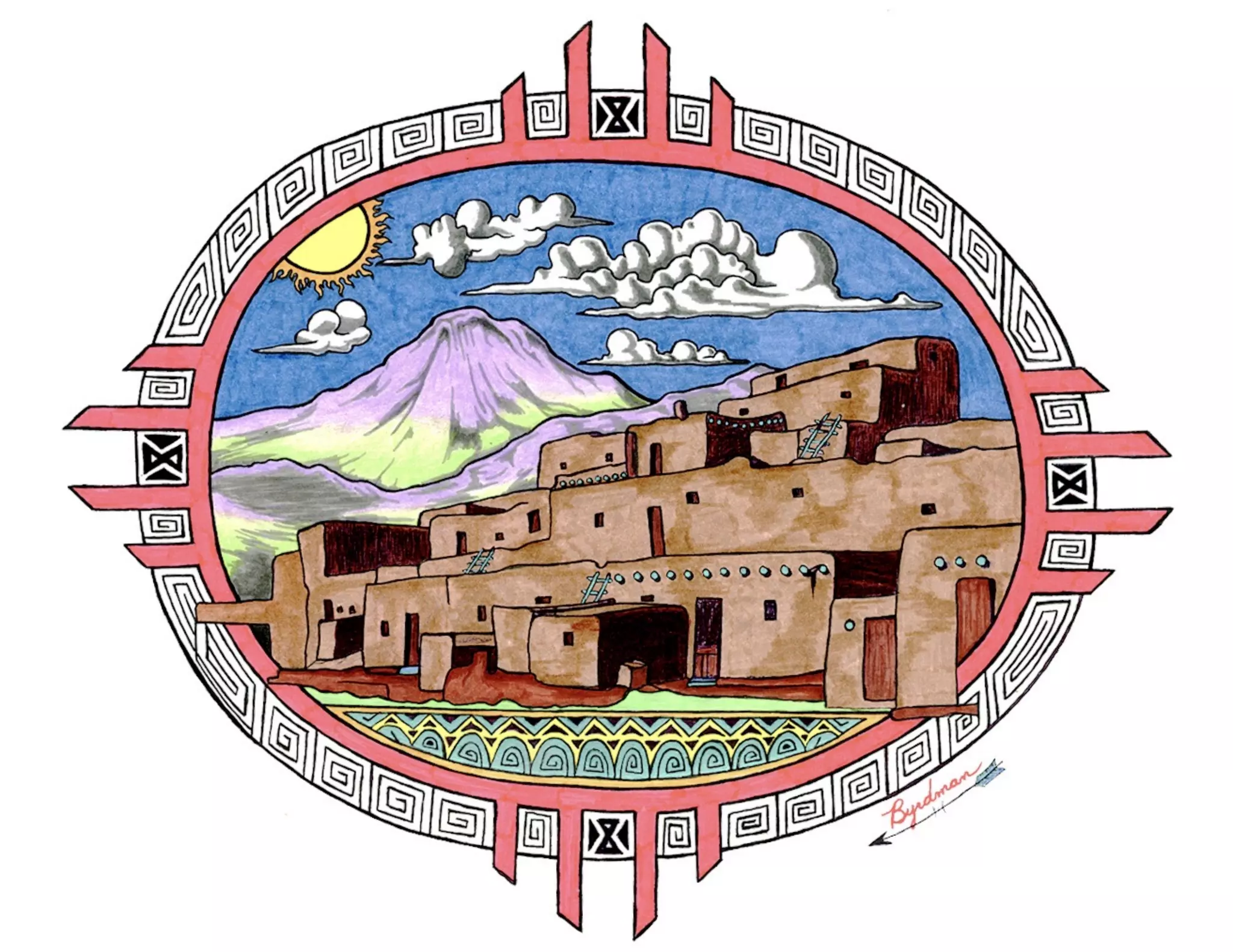 Taos Pueblo copyright 2007 Sabien Byrd | PPT