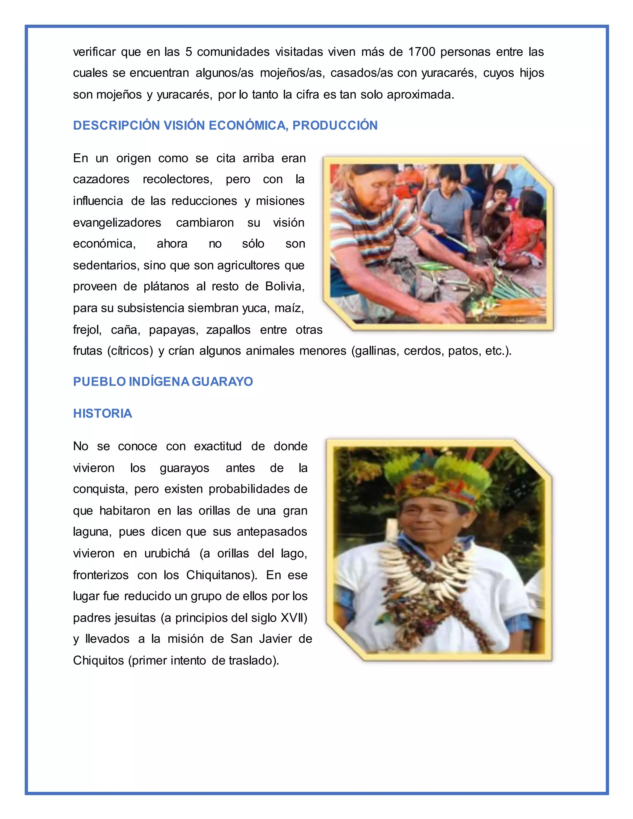 Pueblos indigenas de bolivia | DOCX