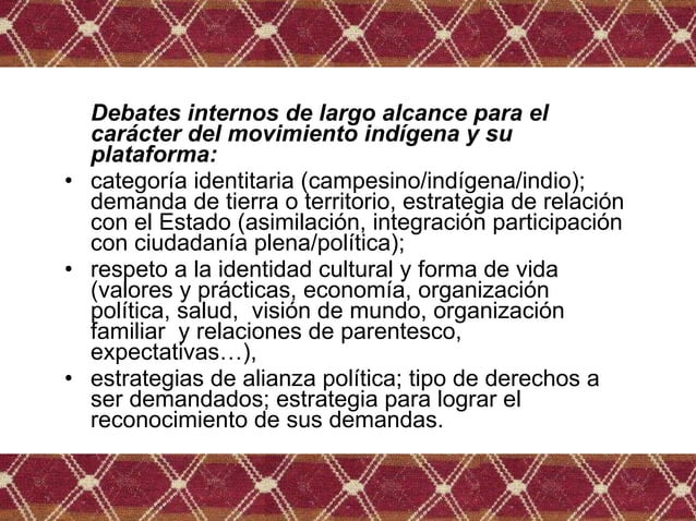 Pueblos indigenas del oriente boliviano | PPT