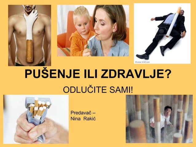 Pušenje ili zdravlje | PPTX