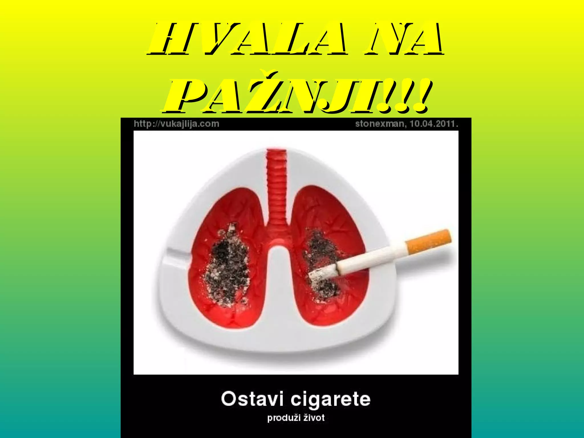 Pušenje i zdravlje | PPT