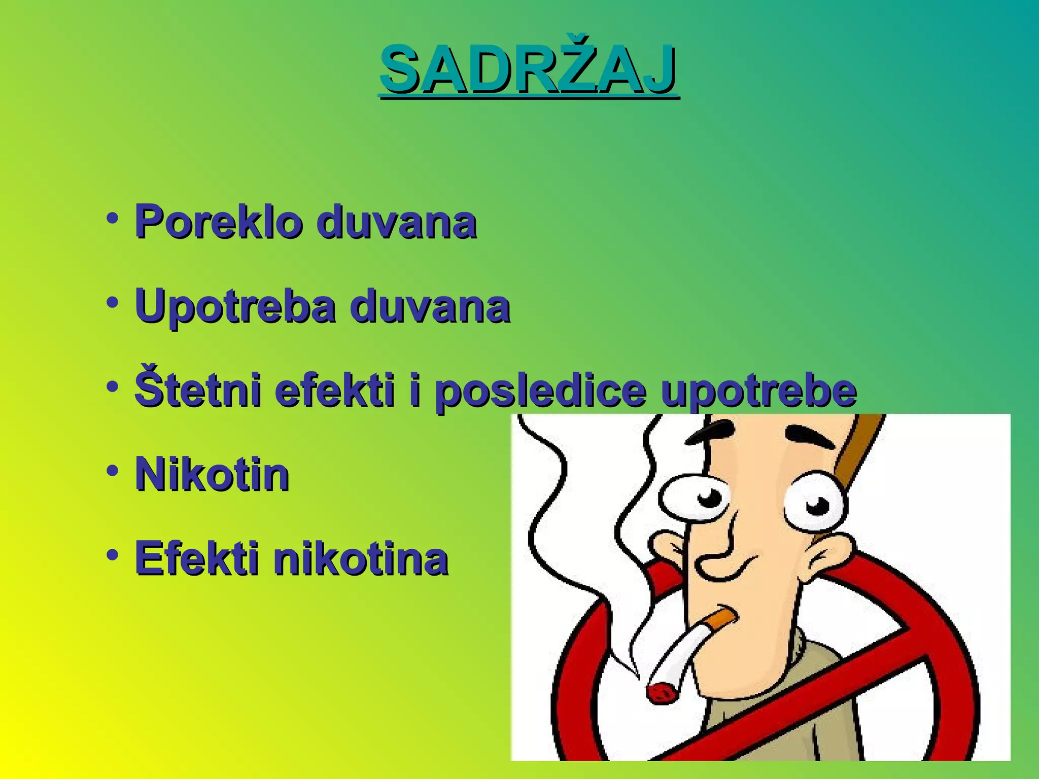 Pušenje i zdravlje | PPT