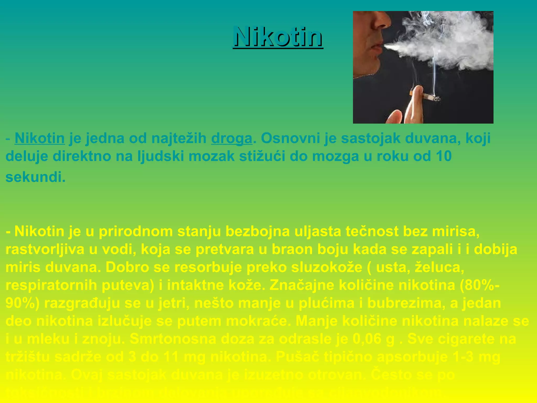 Pušenje i zdravlje | PPT