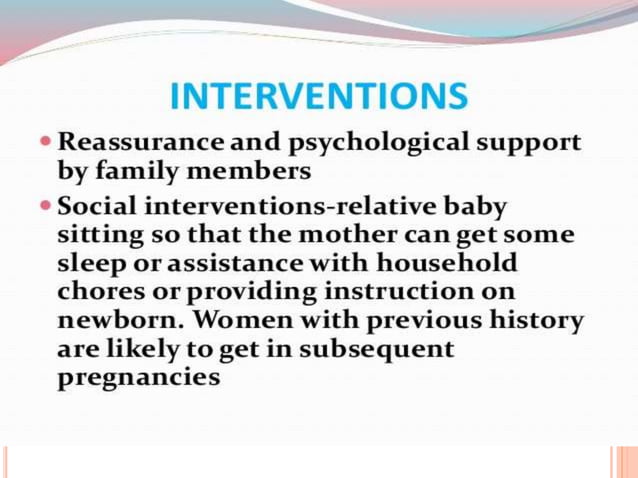 Puerperal mental disorder | PPTX | Pregnancy | Reproductive Health