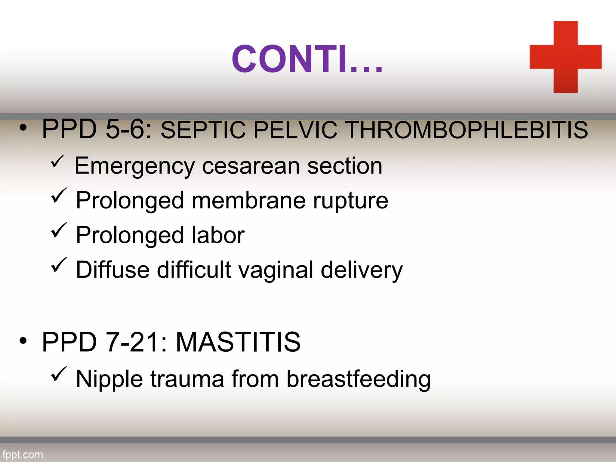 Puerperal sepsis | PPT